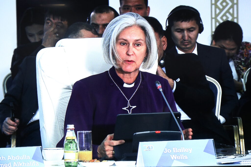 Prominent religious leader Rt Rev Dr Jo Bailey Wells addresses Astana ...